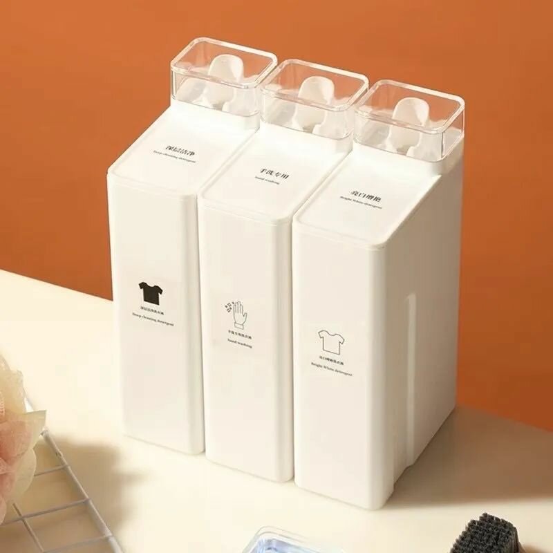 Контейнер для хранения стирального порошка, кондиционера для белья, жидкого моющего средства, геля для стирки, 3 шт