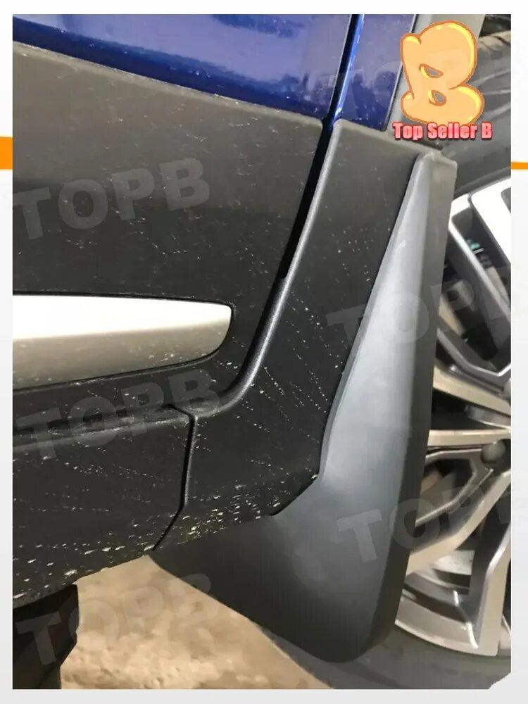 Брызговики для Belgee X70 4 шт. Пластик, арт. 114-155-156-1, черные матовые