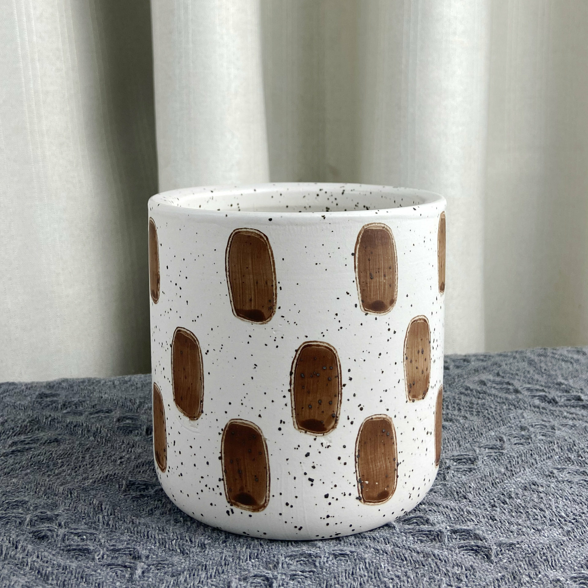 Керамический цветочный горшок для арарута, скандинавский стиль, настольный, напольный, для гостиной, простой, белый, креативный горшок для корневых растений