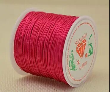 Нейлоновая нить AUSHIYA для рукоделия 45 м Розовый, 1mm 28meter, hot pink