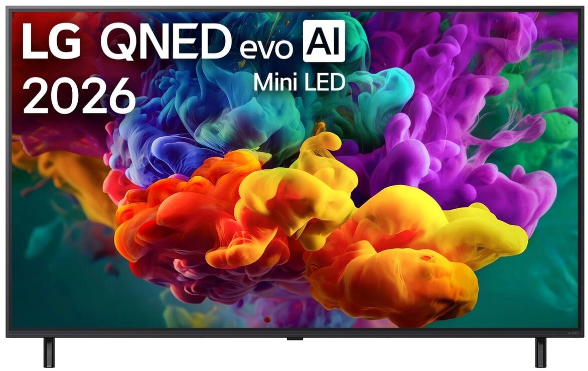 Телевизор LED LG 55" 55QNED85B6C. ARUG черный титан 4K Ultra HD 120Hz DVB-T2 DVB-C DVB-S2 USB WiFi Smart TV