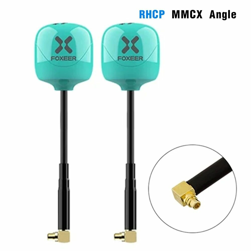 Антенна FOXEER Lollipop_4+ 2 шт. 5.8 ГГц 2.6 дБи Omni Mini RHCP LHCP SMA RPSMA MMCX UFL для RC видеоприемника и передатчика
