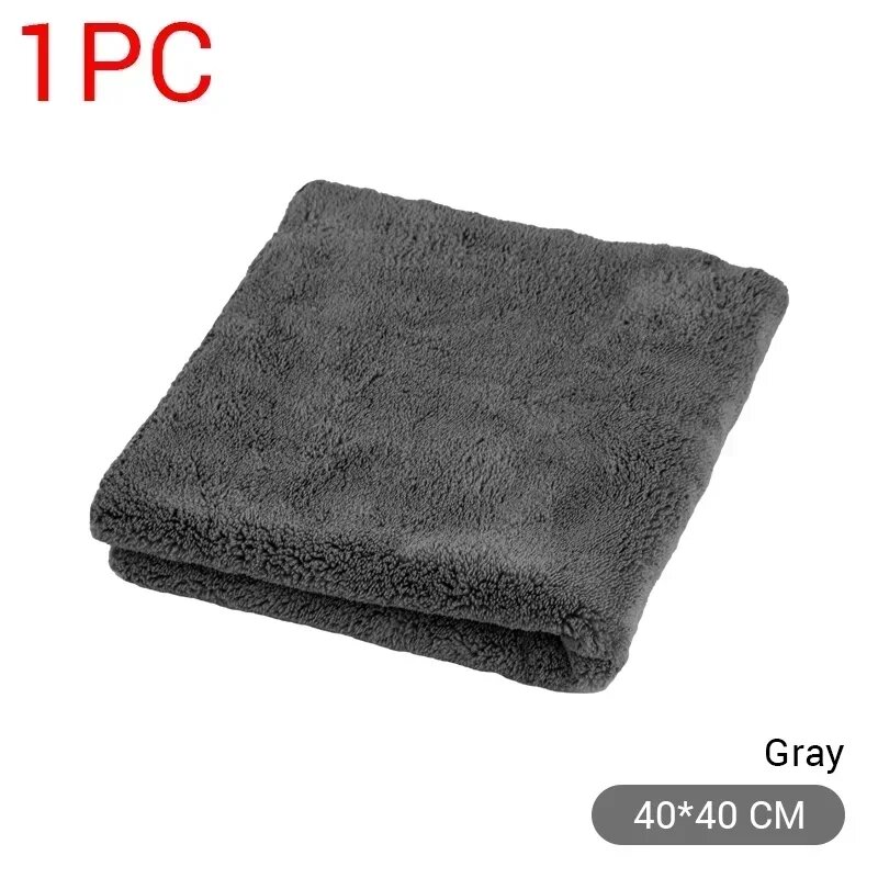 Микрофибровое полотенце для авто, 40x40 см, Gray, 1pc