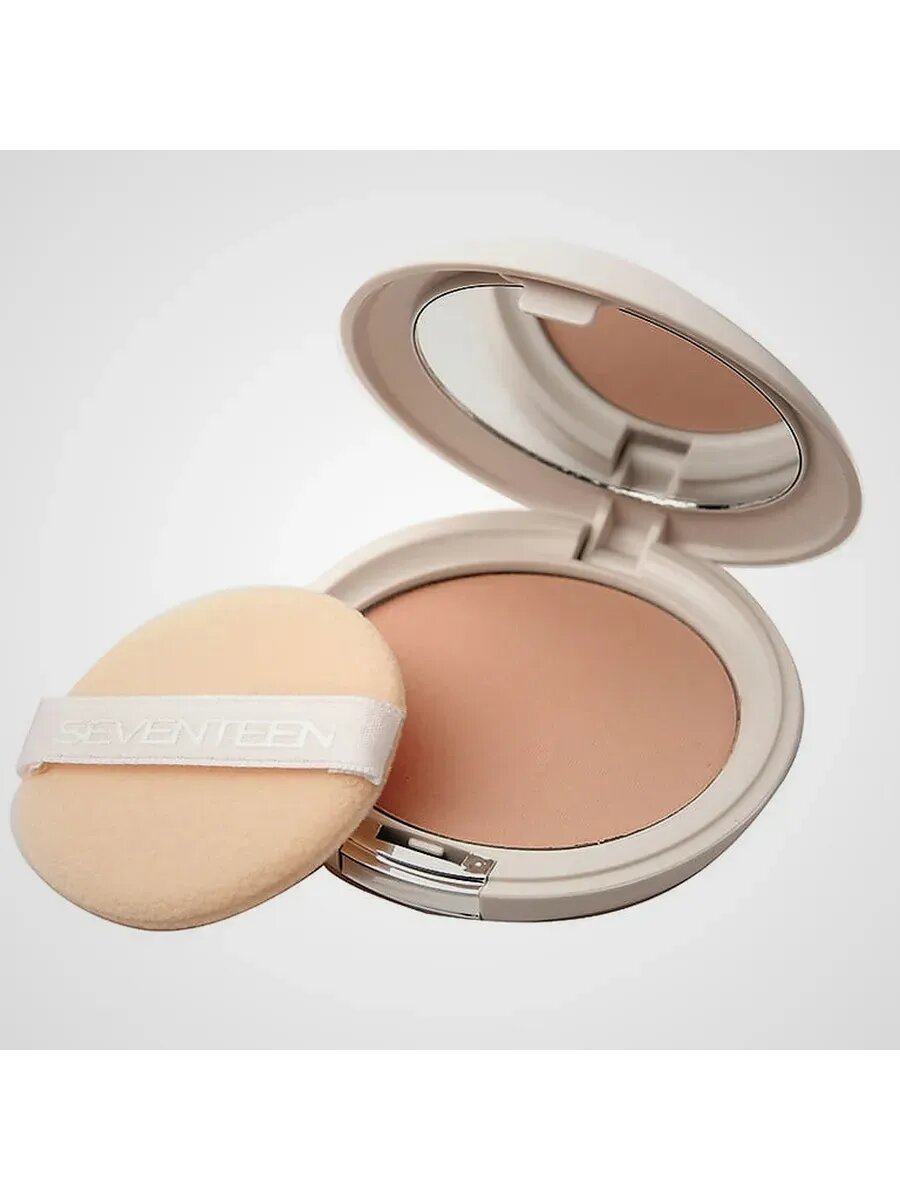 SEVENTEEN NATURAL SILKY COMPACT POWDER Пудра 10 гр
