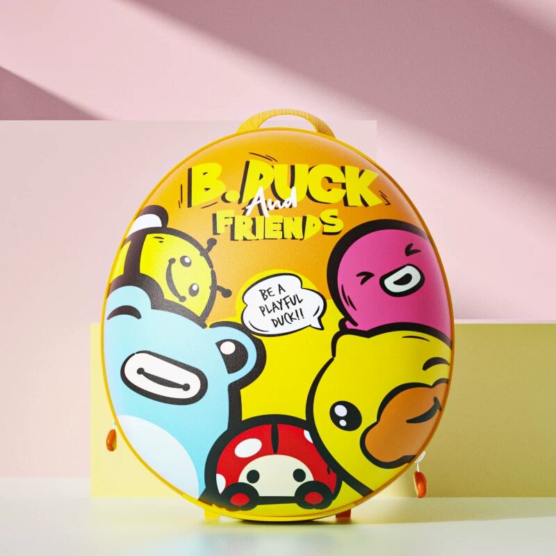 Рюкзак B.Duck Оранжевая Утка для детей 2-6 лет, 25x20x12см