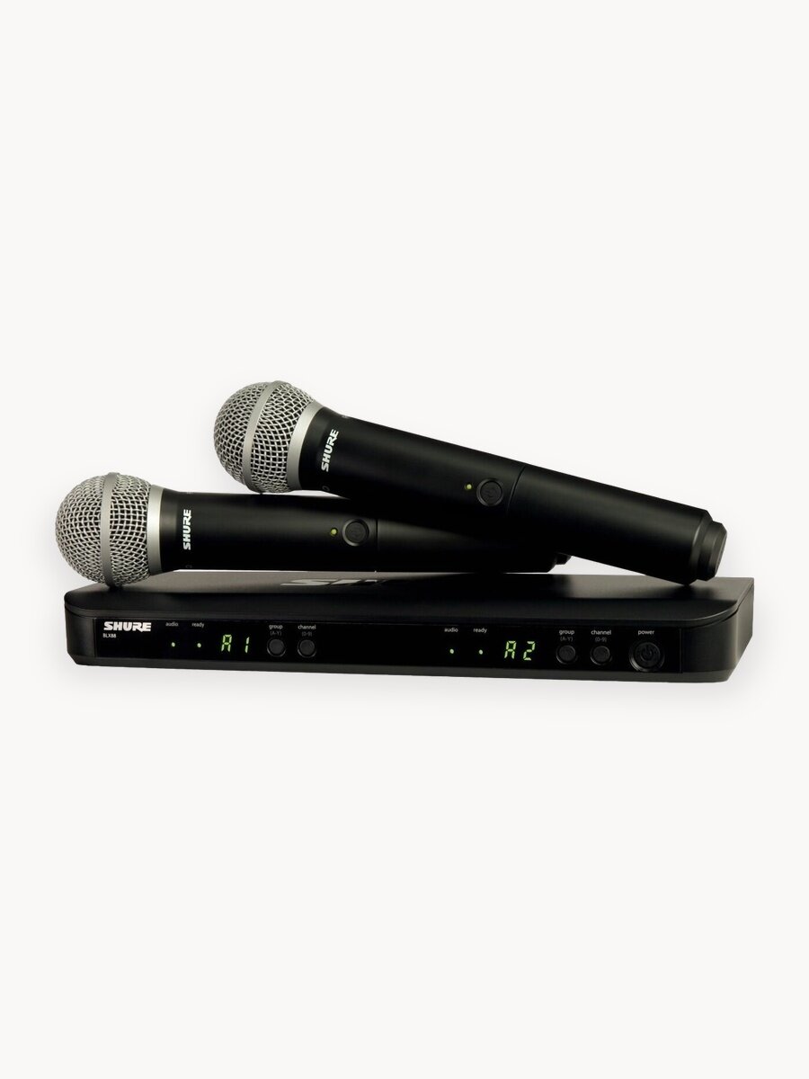 Микрофон для живого вокала SHURE BLX288E/PG58 M17