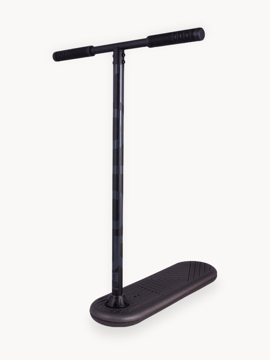 Самокат трюковой батутный TechTeam Rotor, батутный самокат чёрный