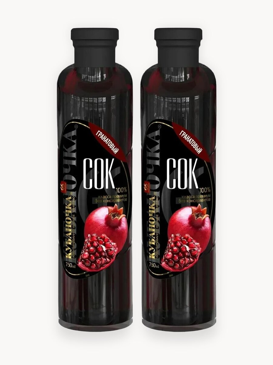 Кубаночка сок Гранатовый 750мл(Набор из 2шт)