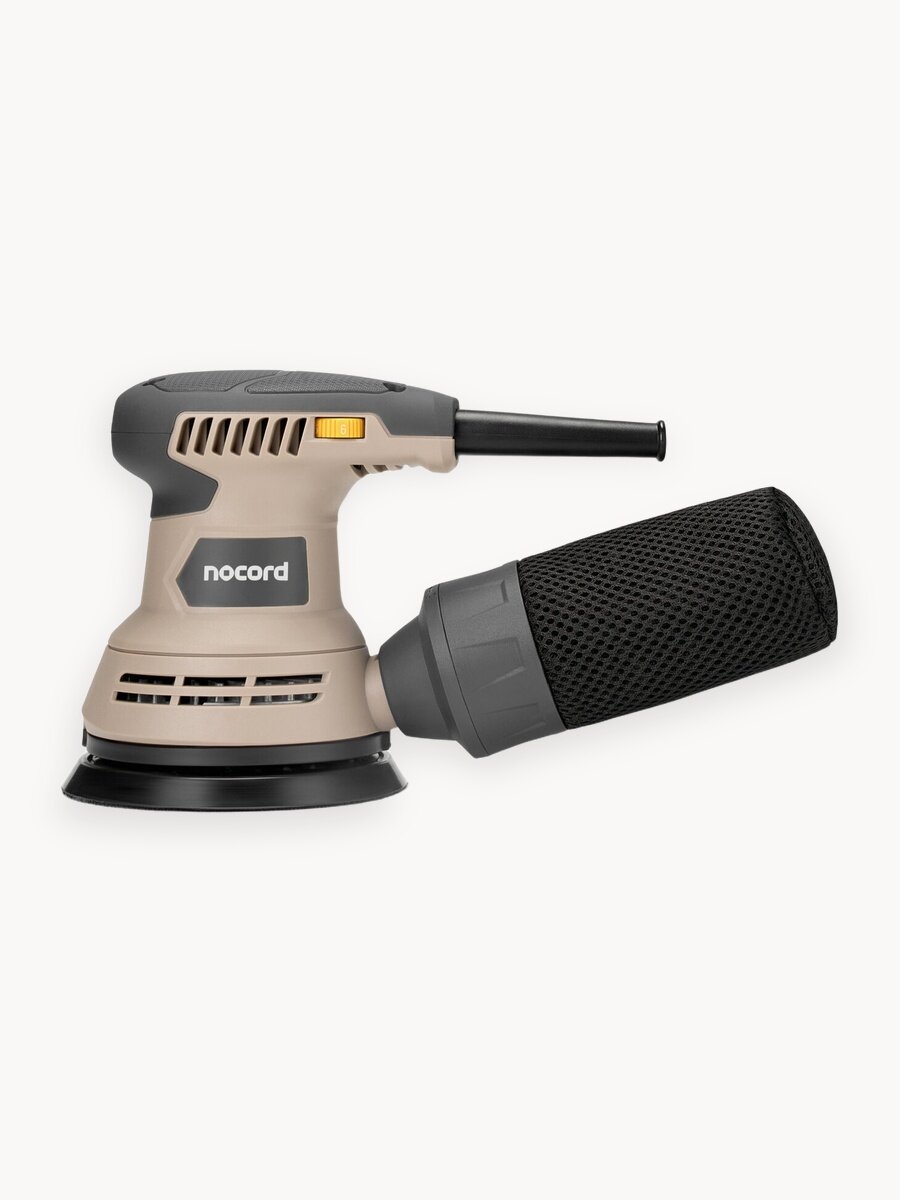 Шлифмашина эксцентриковая Nocord 290Вт, 125 мм 7500-12000 об/мин, NOS-290.125.0