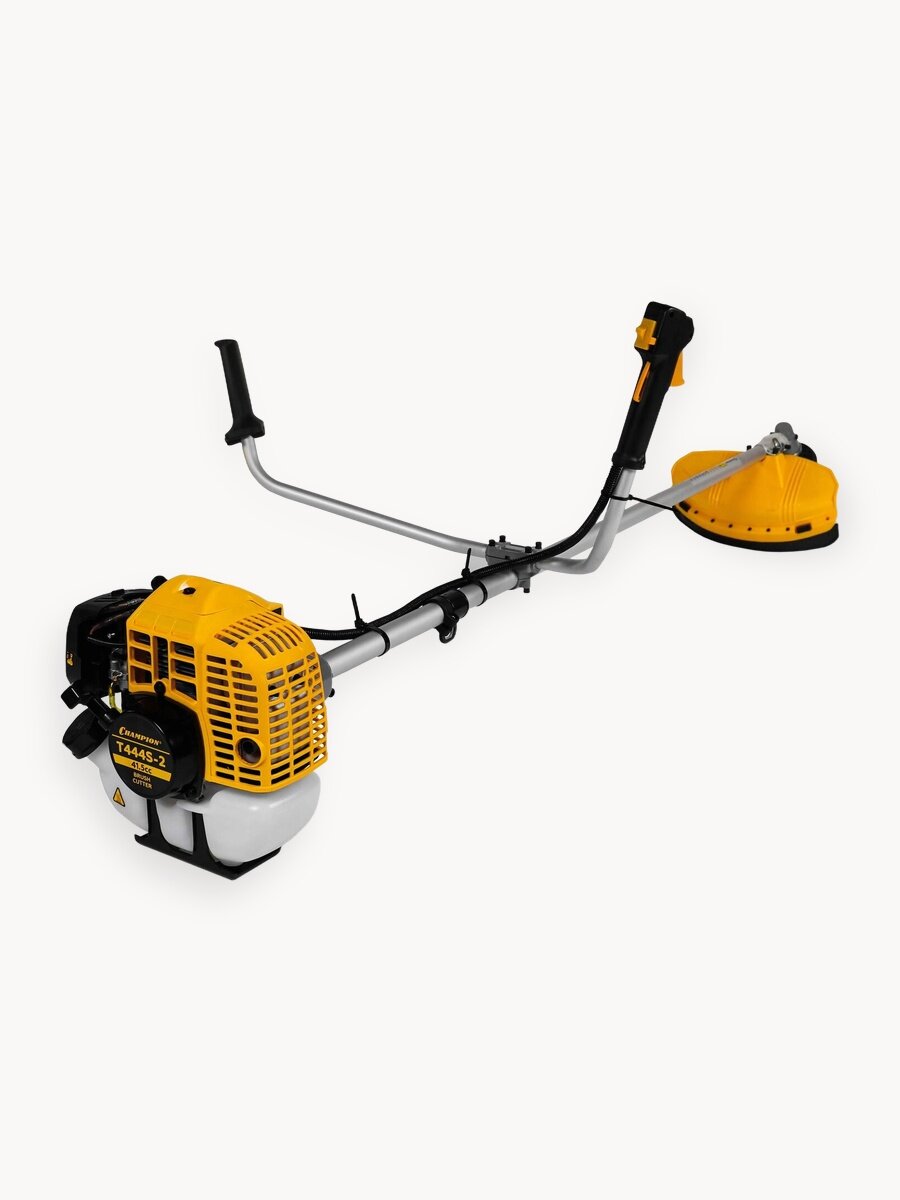 Триммер бензиновый для травы садовый CHAMPION Т444S-2, 1,6 кВт, 7,0 кг, нож/ бензокоса / косилка для травы