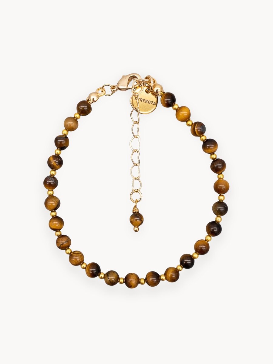 Браслет, тигровый глаз