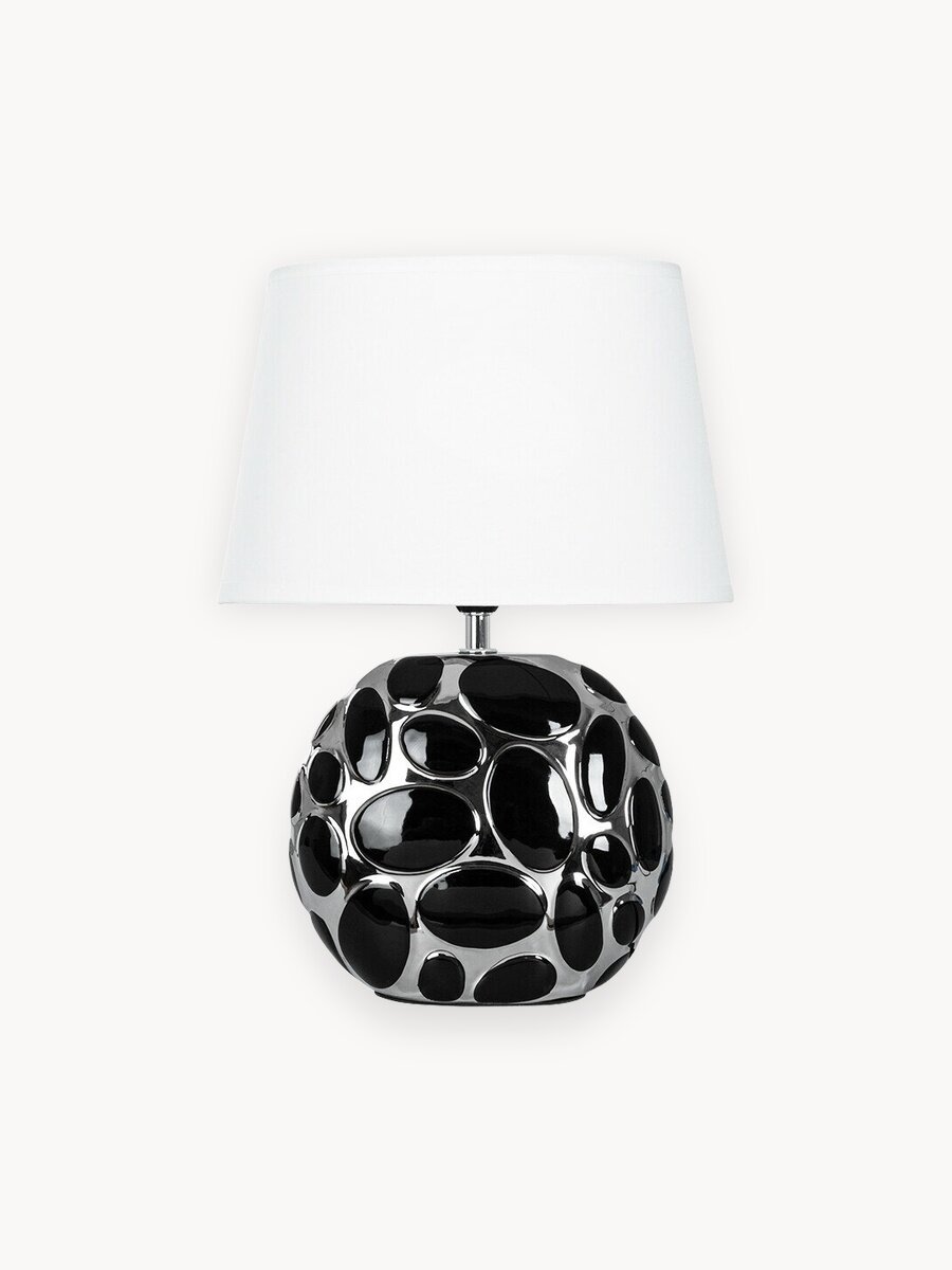 Декоративная настольная лампа Arte Lamp POPPY A4063LT-1CC, E14, 40Вт, хром/чёрный