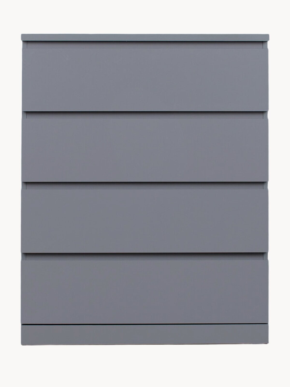 Комод для одежды с ящиками, 80х40х100 см, эмаль, серый Гуд Лакк Варма
