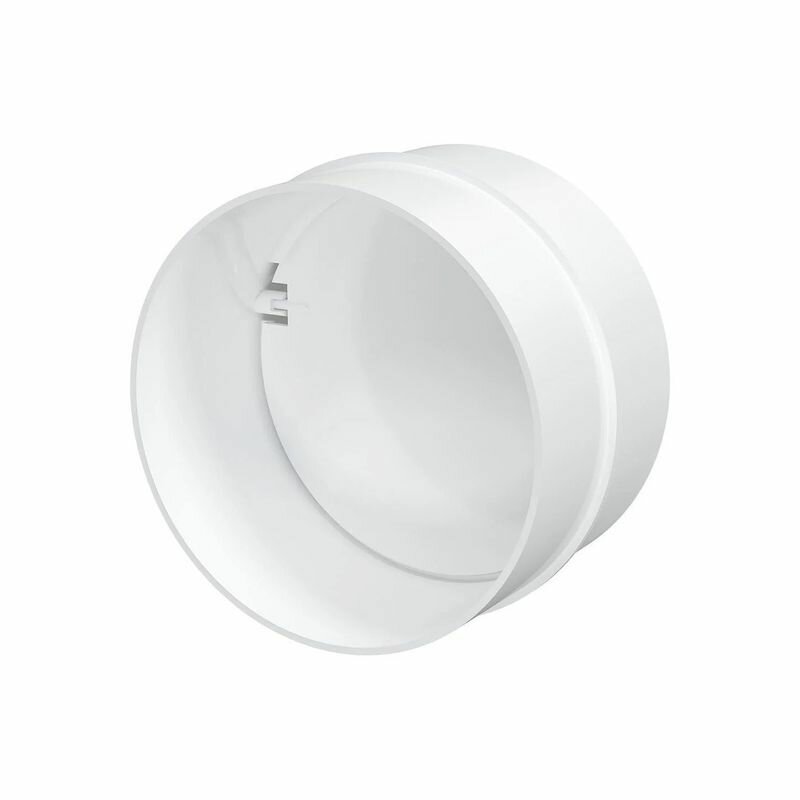 Соединитель круглый с обратным клапаном D100