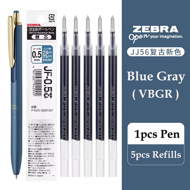 Гелевая ручка ZEBRA Sarasa Grand 0,5 мм Синий, Blue Gray Set