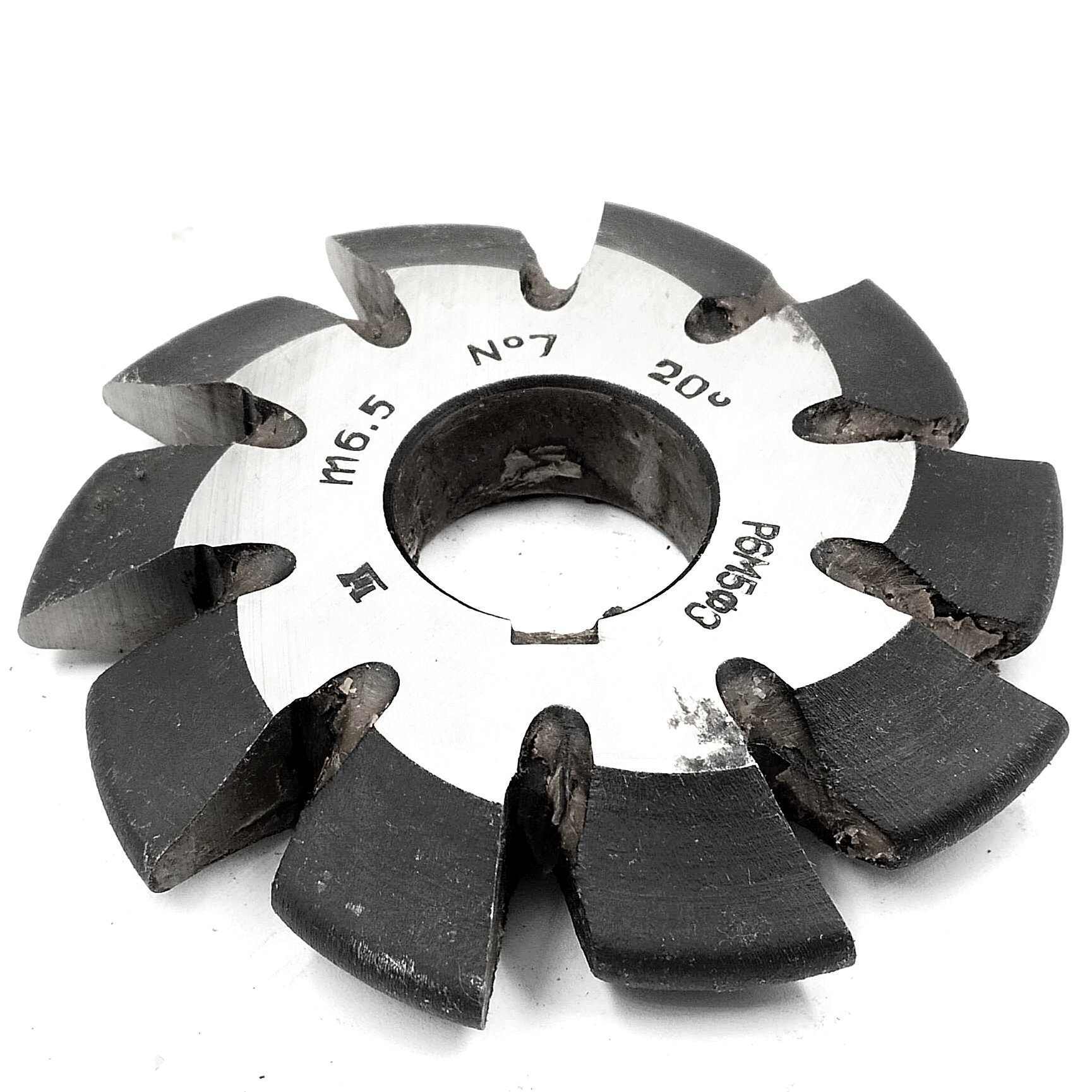 Фреза дисковая зуборезная модульная м6,5 №7 20° Р6М5Ф3 (D-109мм, d-32мм, В-18,9мм, z-10) ГОСТ 10996-64