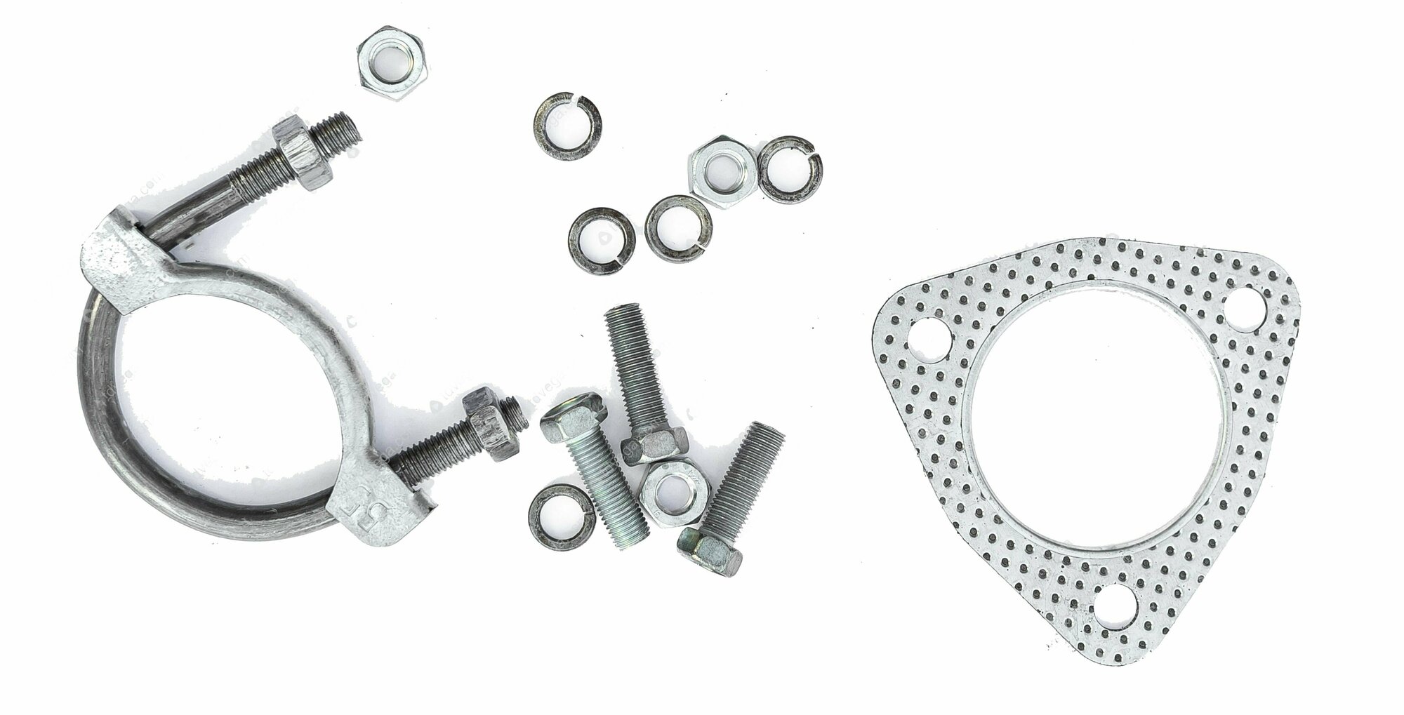 Комплект установочный глушителя грузового модельного ряда УАЗ 452 с карбюраторным двигателем с 2000 года выпуска