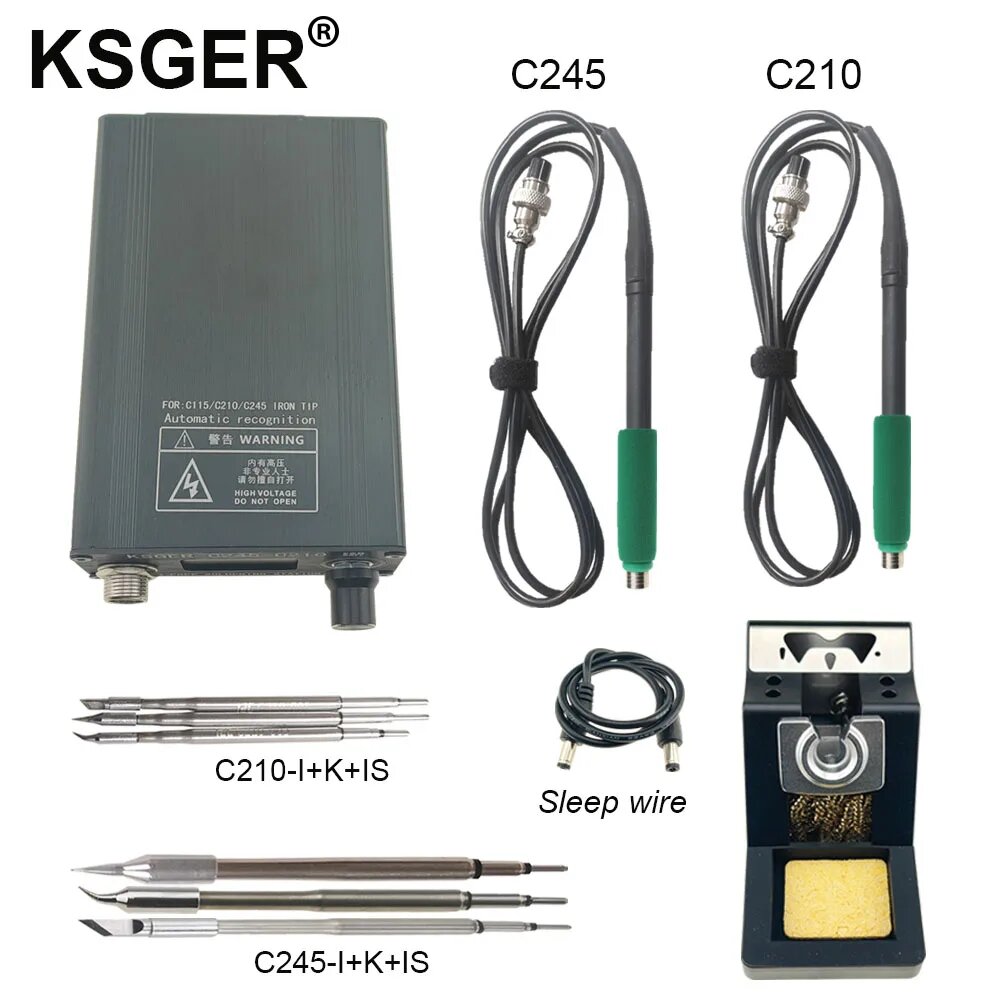 Паяльная станция KSGER C210, Set 6, для ремонта