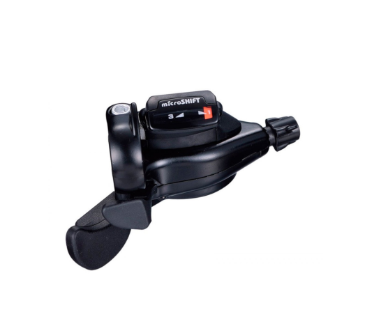 Шифтер MicroShift TS71-3L левый 3 скоростей, с тросом 1800мм