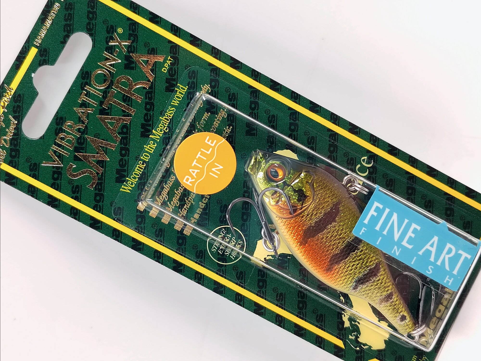 Воблер (виб) Megabass VIBRATION-X SMATRA (Rattle In) - FA PEACOCK