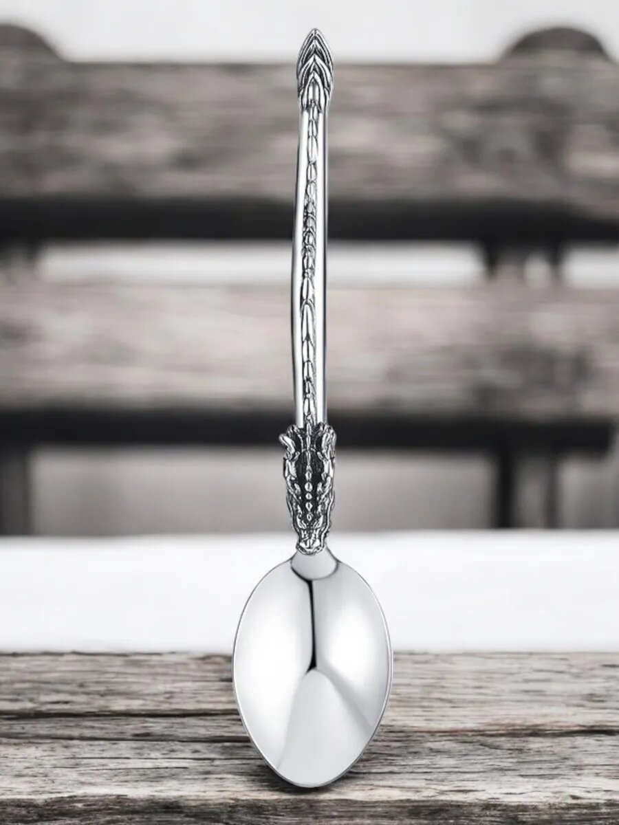 Ложка Столовая Китобой "Дракон", нержавеющая сталь, цвет серебристый