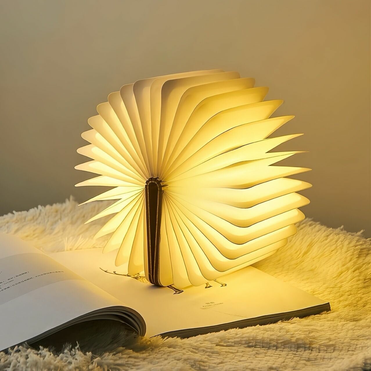 Светодиодный ночник в форме книги, это очень уникальная форма, а также уникальный подарок.