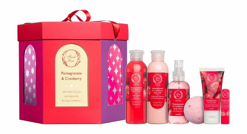 Fresh Line Pomegranate Cranberry Set 2024 Набор для ухода за телом с ароматом граната и клюквы 100мл