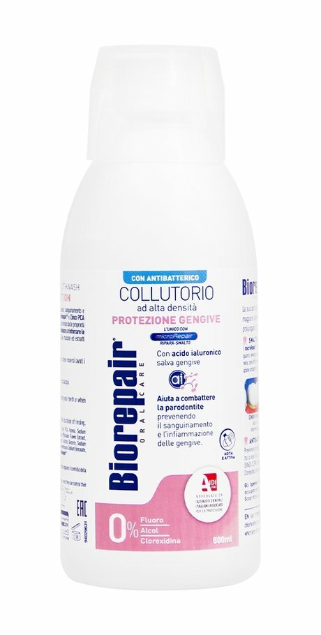 Biorepair Mouthwash Gum Protection Антибактериальный ополаскиватель для полости рта 500мл
