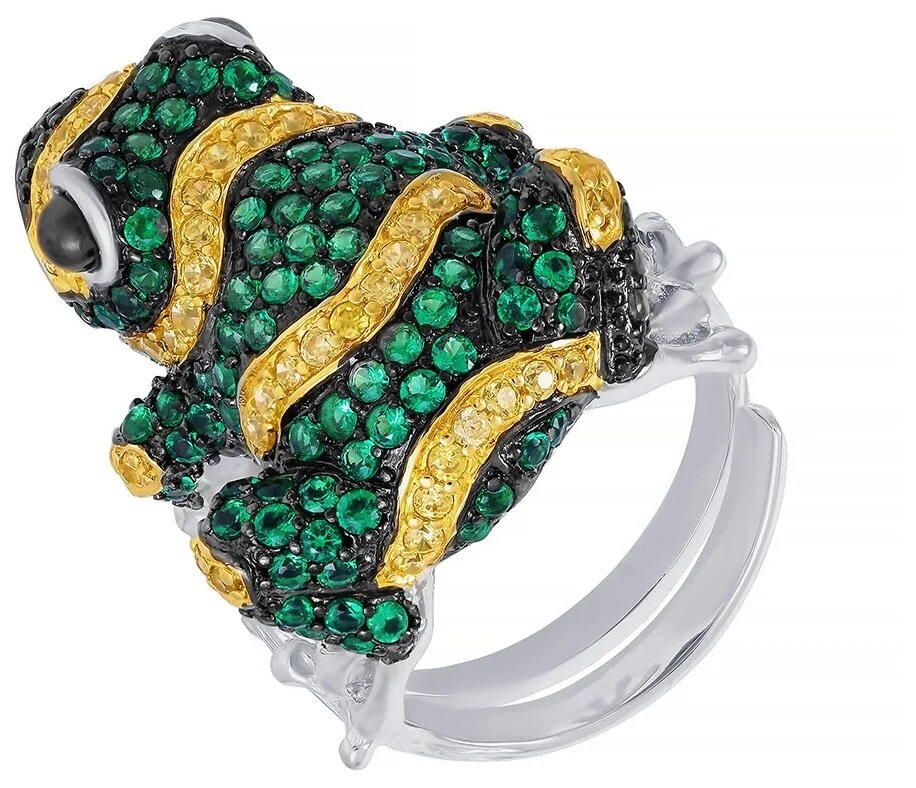 Кольцо, серебро, 925 проба