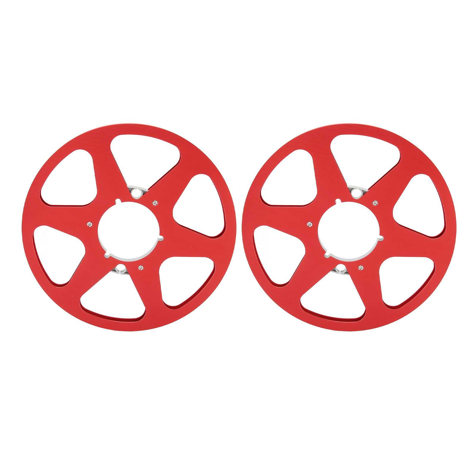 1/4 10 -дюймового пустого катушки 6 отверстия алюминиевого сплава. Открытие деталей детали для запуска для nab катушки для катушки магнитофона 1 пара