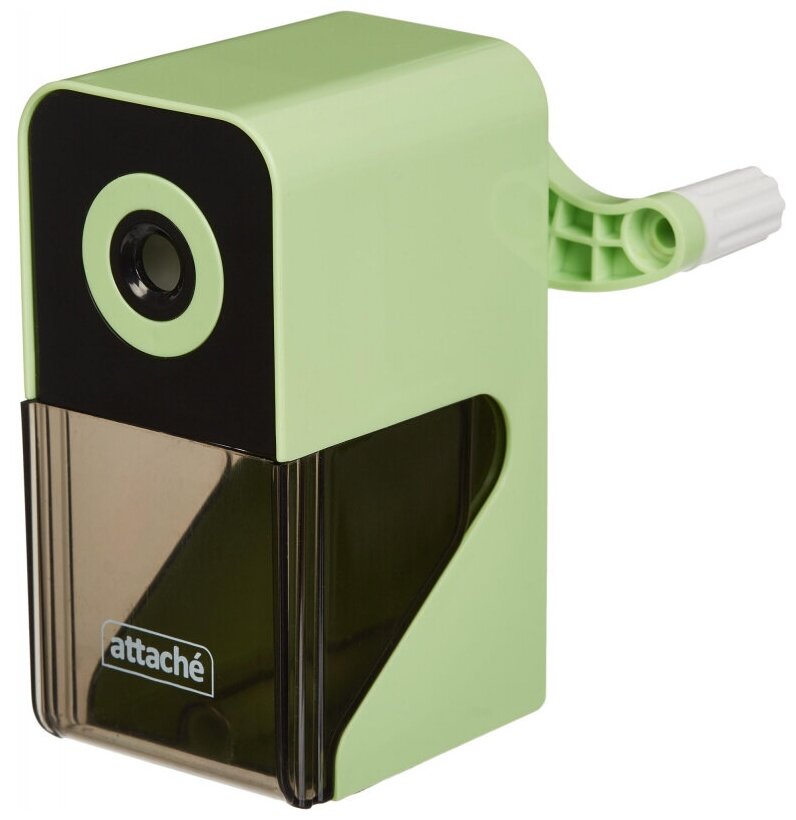Точилка механическая Attache Bright Colours, авто-фиксация карандаша, зеленый 1384137