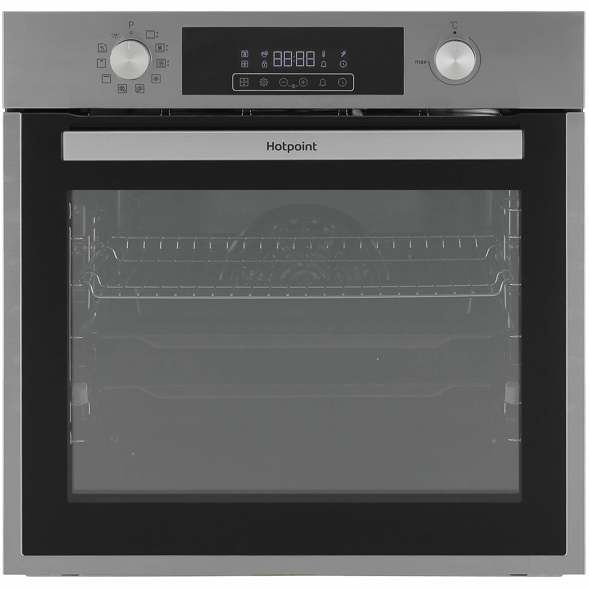 Духовой шкаф Hotpoint FE8831JSHIX, нержавеющая сталь, гидролиз, 72л, серебристый