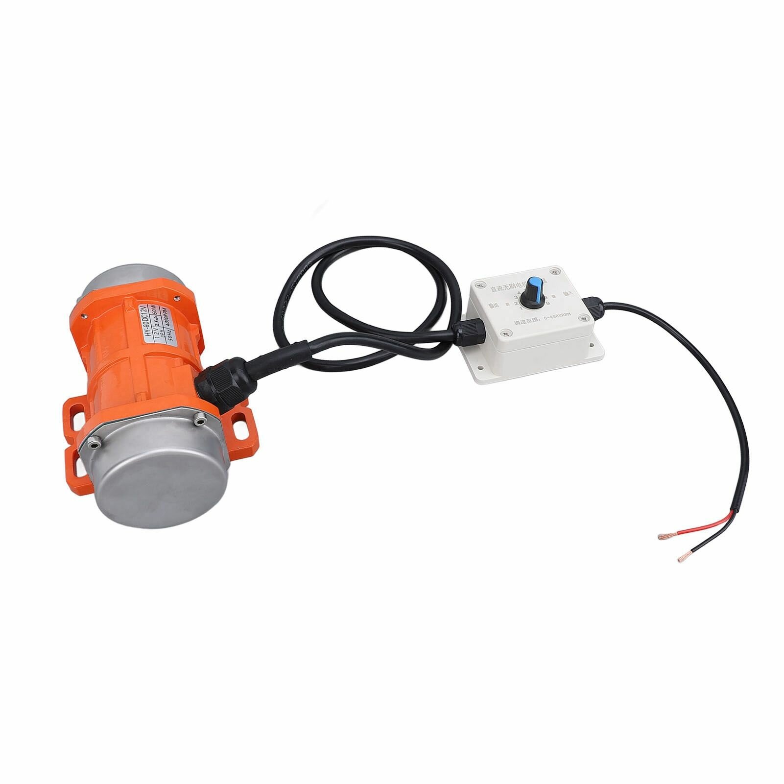 Бесщеточный электрический вибратор для бетона, 4000 об/мин, водонепроницаемый алюминиевый сплав IP65, высокоскоростная вибрация для отделки бетона, совместимость с 12 В, 24 В, 36 В