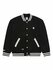 Куртка AAPE BY A BATHING APE Logo-patch varsity bomber jacket, размер M, черный