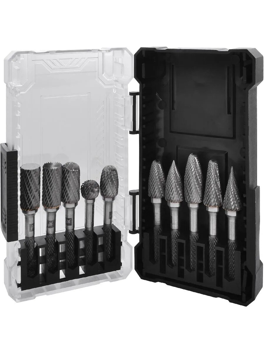 THORVIK Набор бор-фрез тип A, B, C, D, E, F, G, H, L, M 6мм TRRB060610-2S