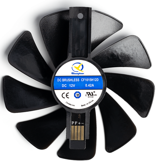 Вентилятор для видеокарты Sapphire Nitro RX570, RX580, RX470, RX480, 95mm, CF1015H12D, FD10015M12D
