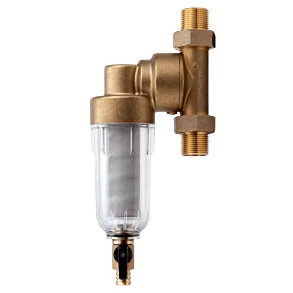 Промывной фильтр для ХВС Посейдон 3/4" НР 100 мкм латунь 13627