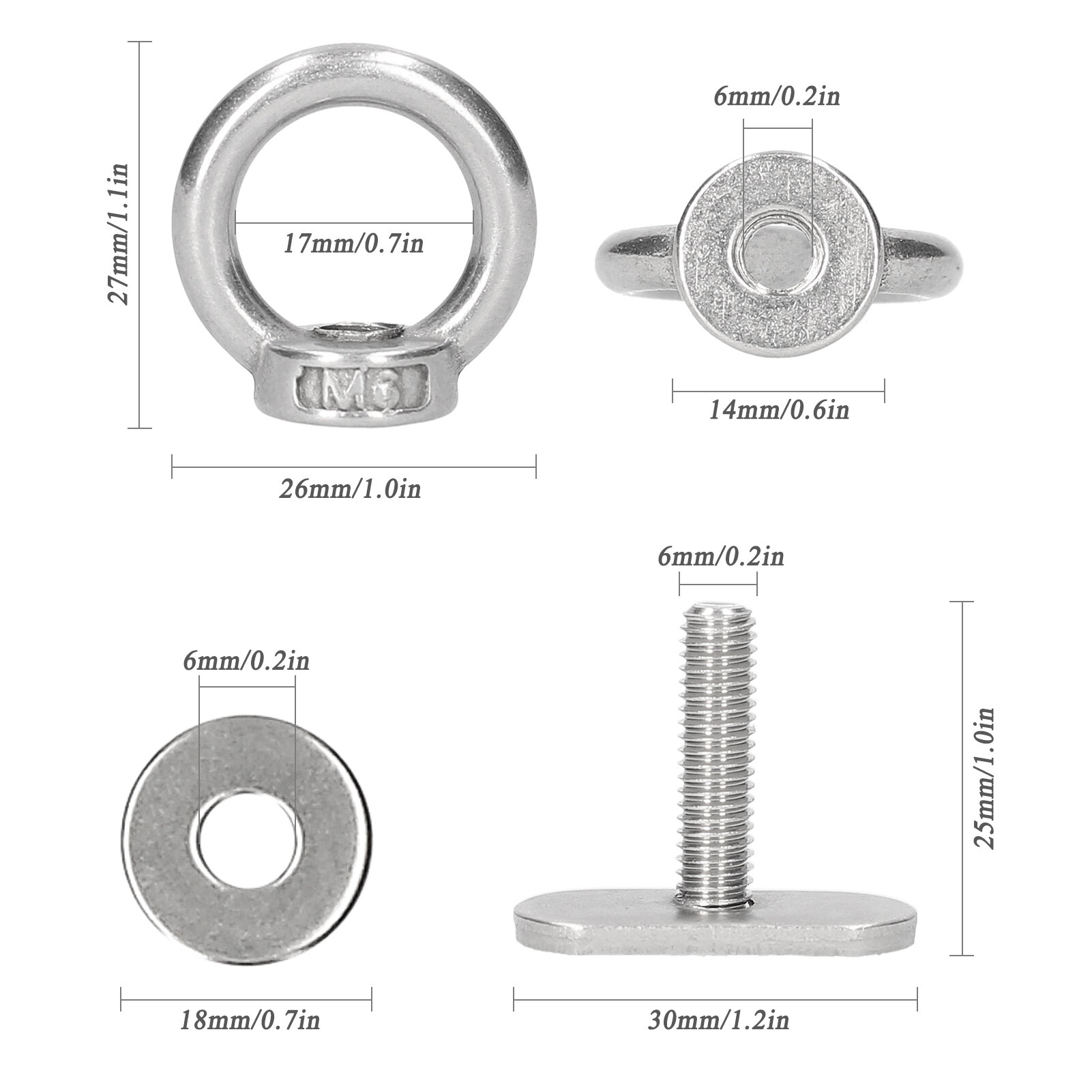 Крепление для рельса для каяка, крепежная проушина, адаптер для рельса для рыбалки, каяков, лодок, каноэ, лодок, рельсы