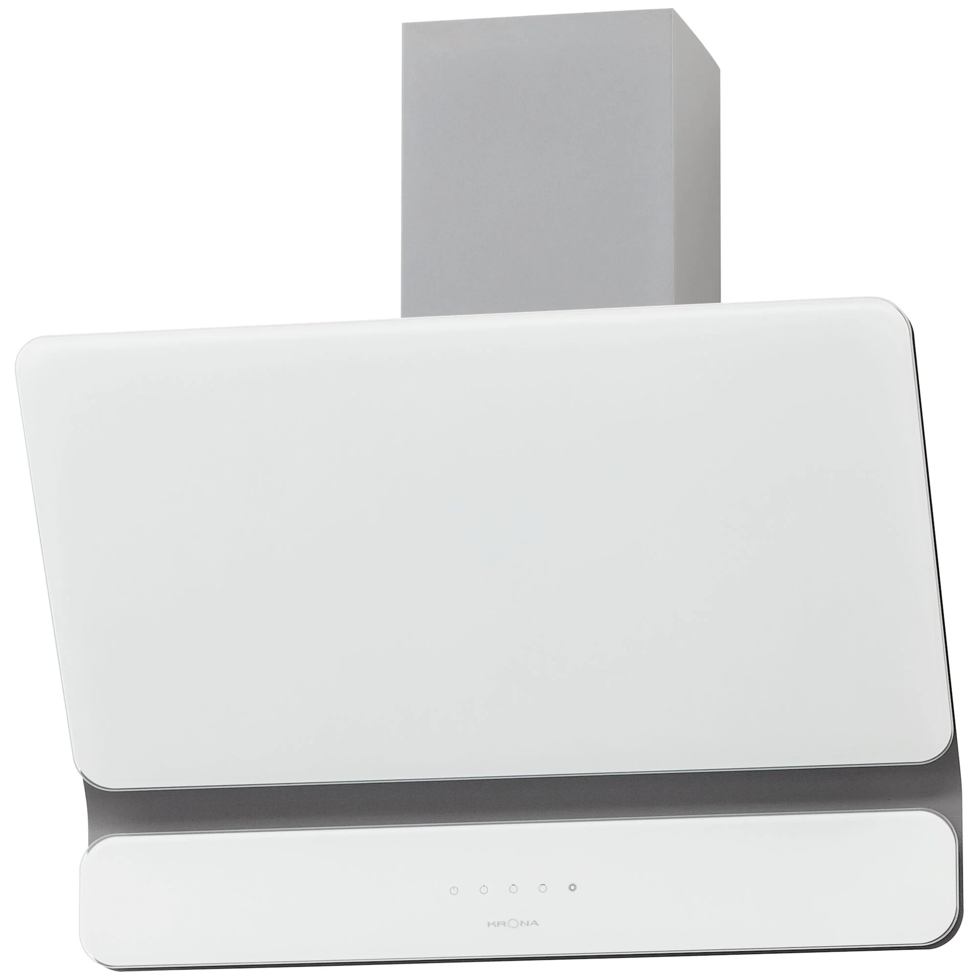 Кухонная вытяжка Krona SATURN 600 DN WHITE 4S, наклонная модель, отвод и циркуляция, белая