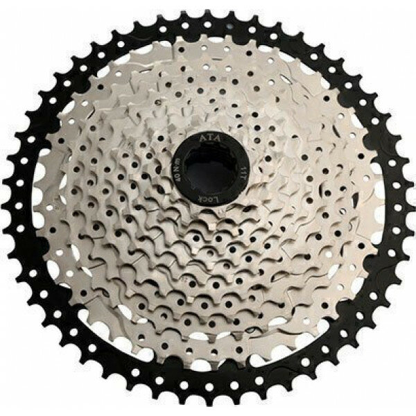 Кассета 11 скор, 11-13-15-18-21-24-28-32-36-42-50Т, на AL пауке, никелированная, б/уп. KDF-CS1150-11S