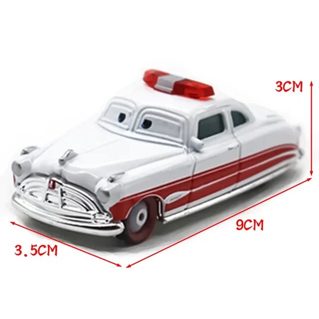 Disney Pixar Cars 2 Молния Маккуин белый Филмор Док Хадсон Металлические литые модели машинок для детей Игрушка Шериф