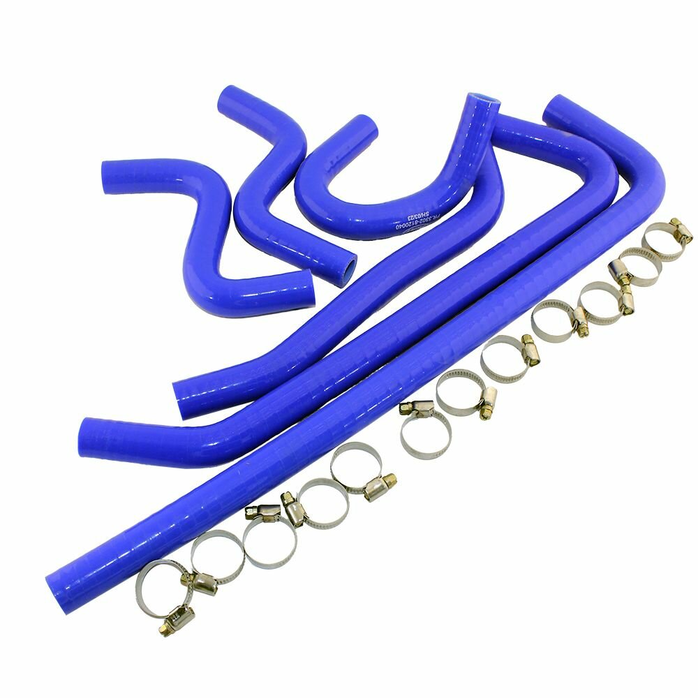 PRAVT Патрубки отопителя ГАЗ А21R22 ГАЗель Некст дв. Cummins 2.8 (к-т 6 шт.) силикон с хомутами арт. PR.3302-8120040