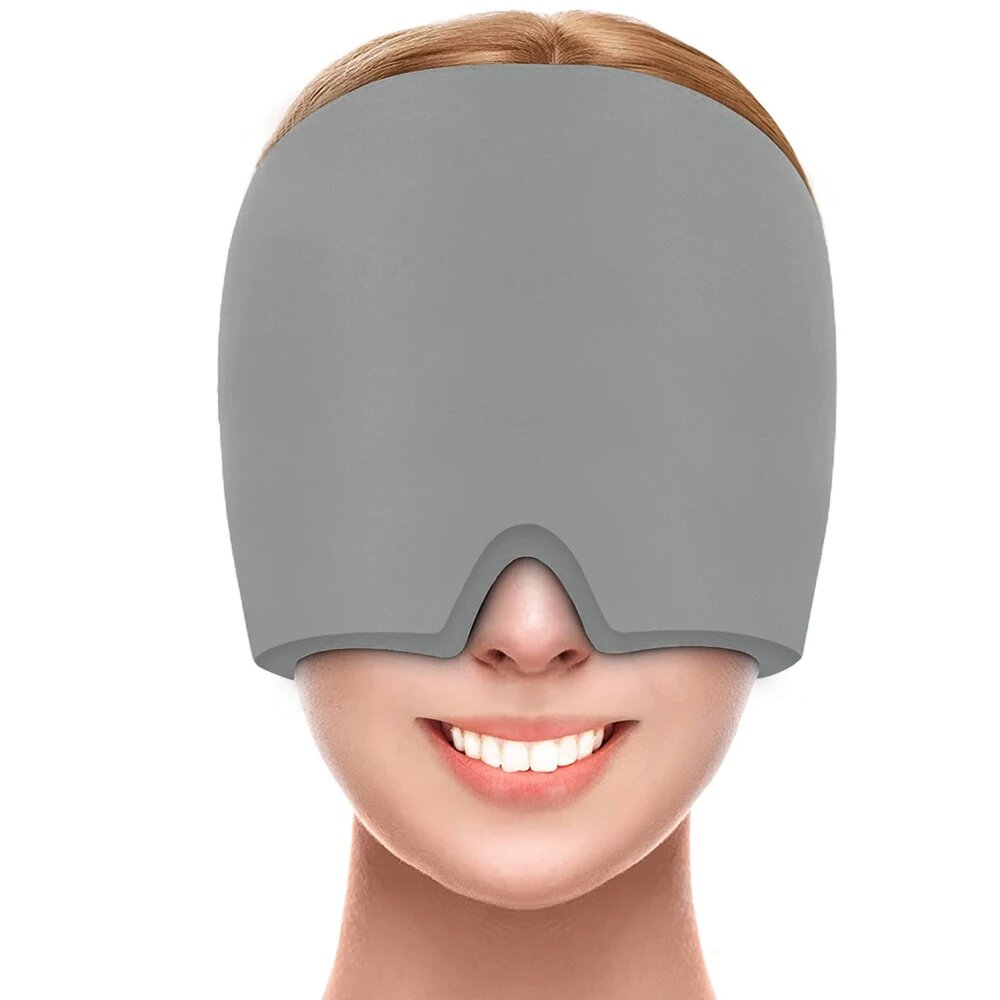 Ледяная шапка AEIOU для мигрени 01 Gray