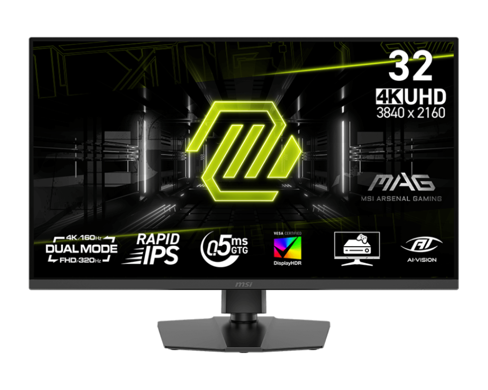 31.5" Монитор MSI MAG 322URDF E16, 3840x2160, 160 Гц, IPS, 1000:1, 450 Кд/м², черный