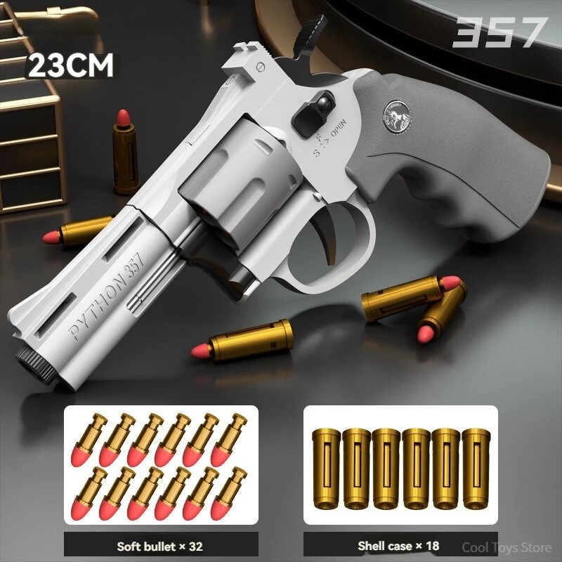ZP5 357, револьвер, механическая автоматическая пусковая установка, пистолет с непрерывной стрелкой, мягкий дротик, пуля, игрушечный пистолет CS, уличная игрушка для детей и взрослых