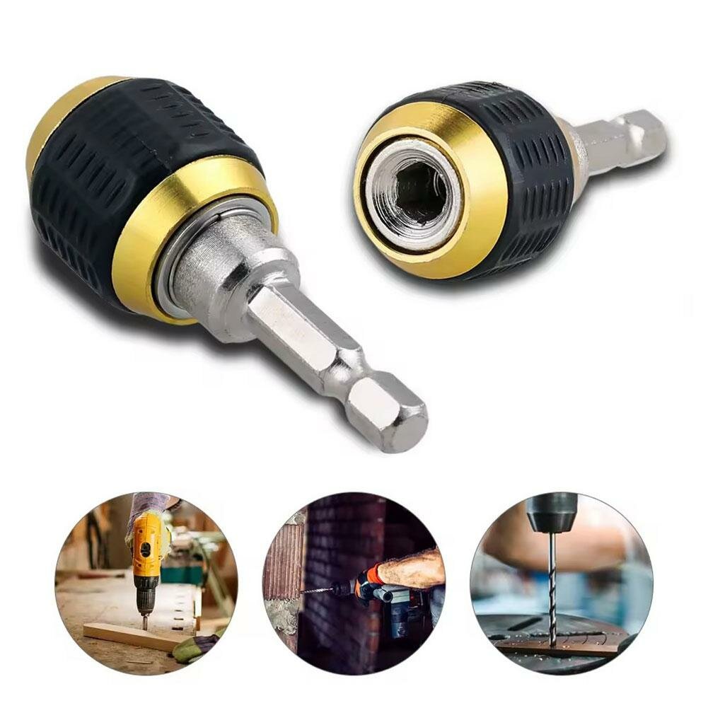 Магнитный держатель для бит быстросъемный. Адаптер для шуруповерта и дрели.