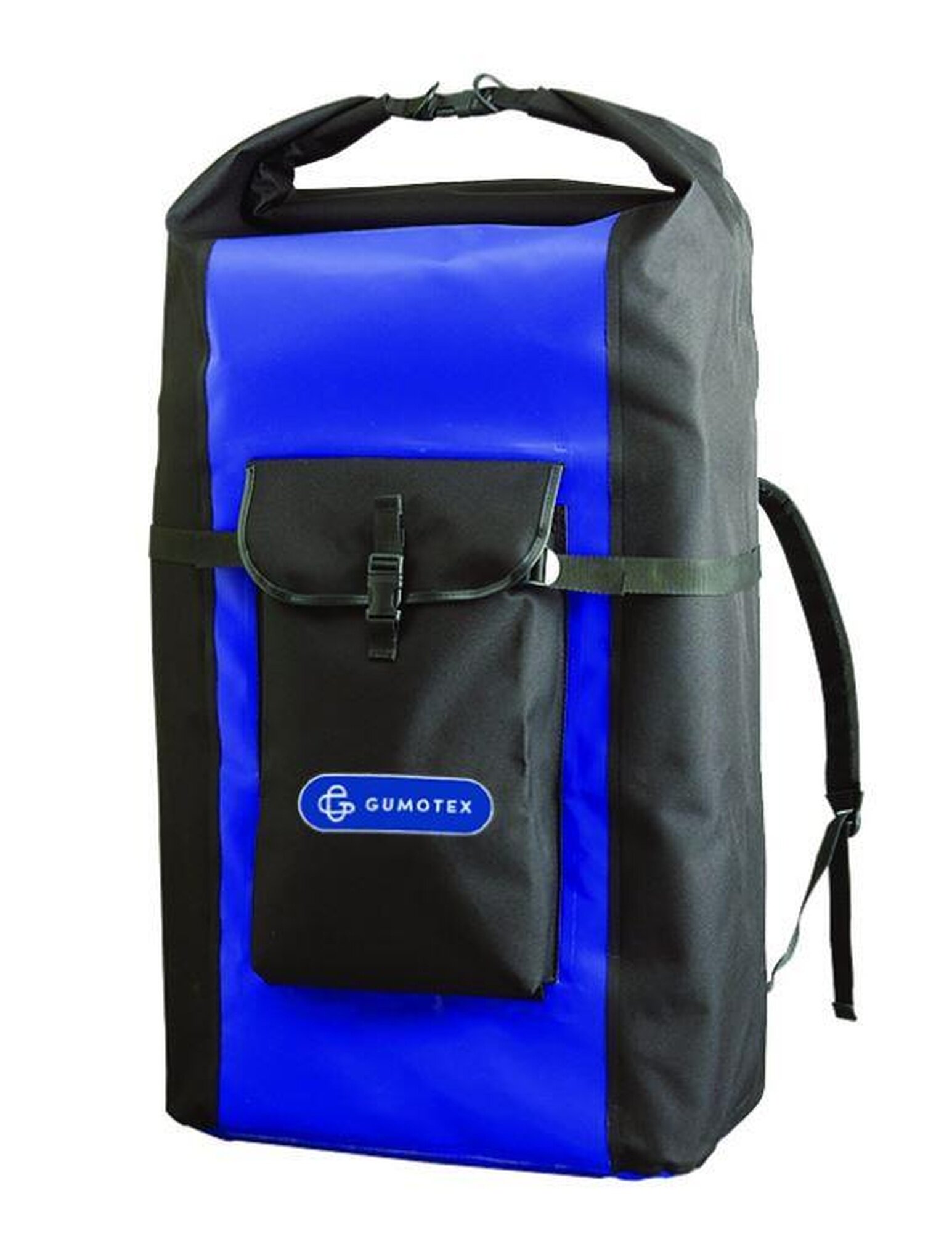Decathlon Водонепроницаемый рюкзак/сумка Gumotex 135 л, для каяка, черный/синий