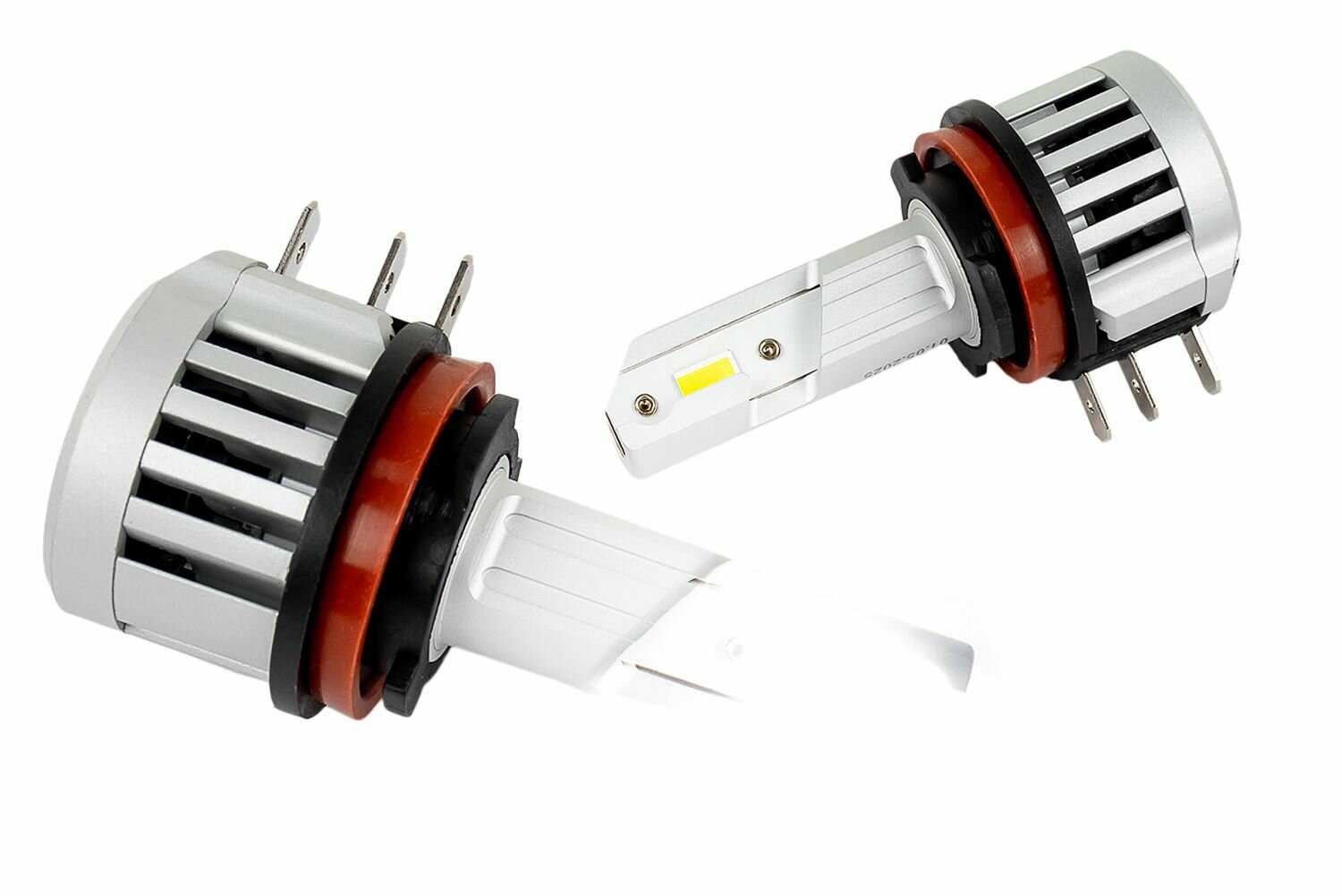 Светодиодные лампы G13 36W 9600lux с цоколем H15 для Лада Приора 2