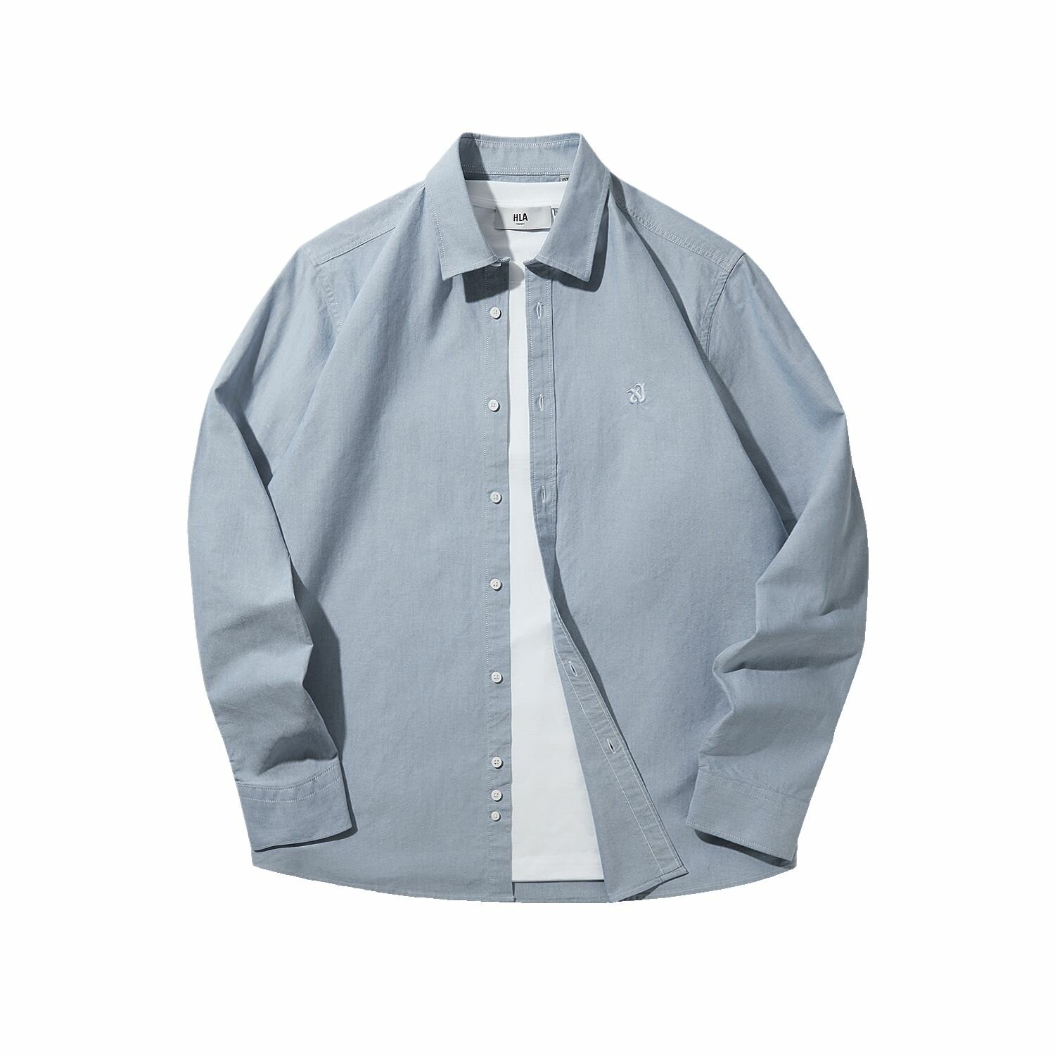 Рубашка мужская HLA 5388387 с лацканами 180-104 EU