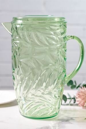 Кувшин сольево деллаква, пластик, зелёный, 26х13 см, Kaemingk 825427-1